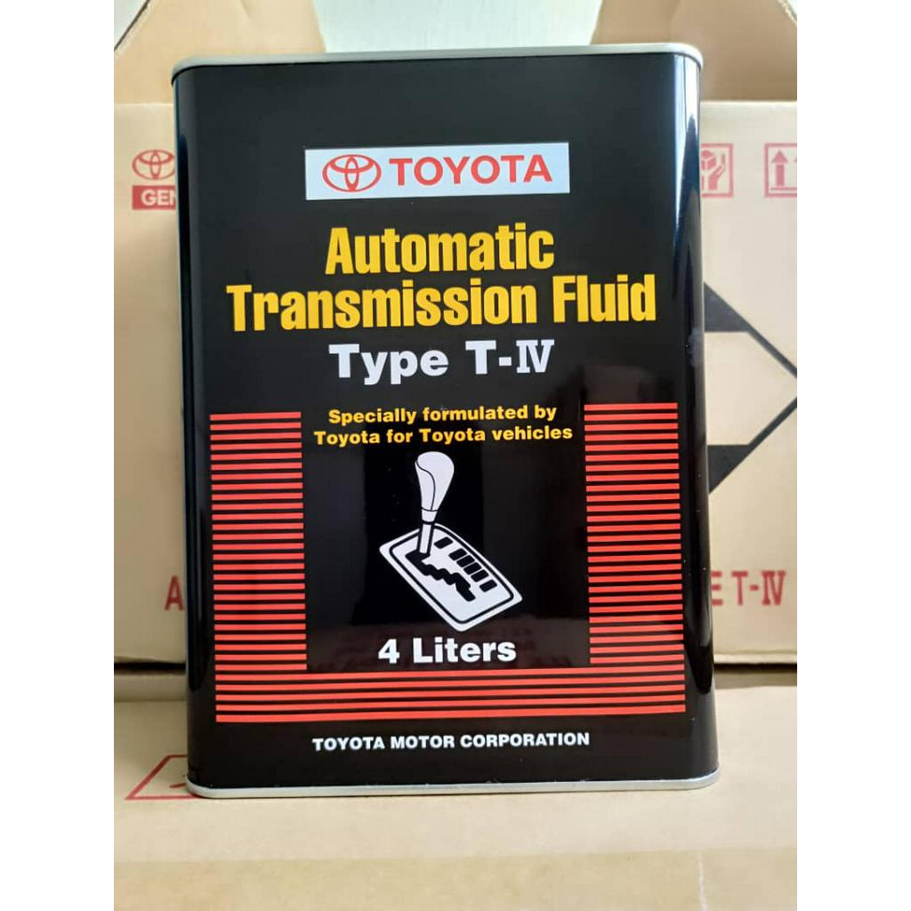 TOYOTA GENUINE TYPE T-IV AUTO TRANSMISSION FLUID ORIGINAL -08886-81400 ...
