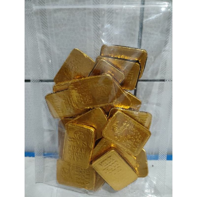 Chocolate coin plot pusan chocolate bar contains 25 pcs | Shopee Malaysia