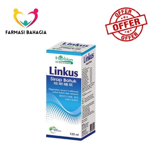 LINKUS COUGH SYRUP 120ML (UBAT BATUK) | Shopee Malaysia