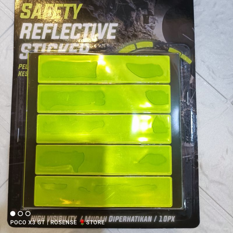 10pcs 12cm x 2.5cm Round Smile Face Safety Reflective Sticker Smiley ...