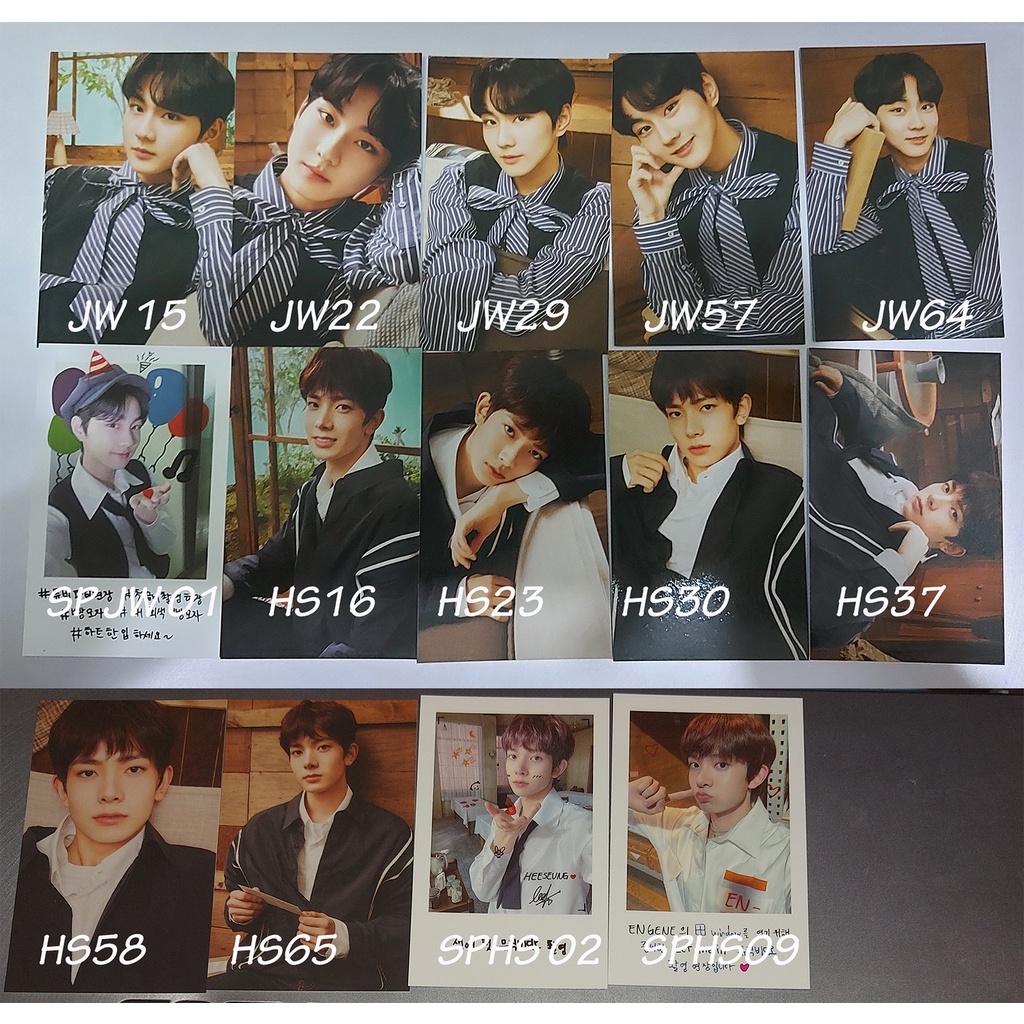 [LOOSE] ENHYPEN EN-CONNECT MD Photocard Trading Card JUNGWON HEESUNG ...