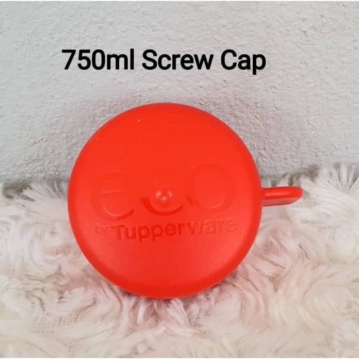 Tupperware Eco Bottle Spare Part - Flip Top Cap / Screw Type - 500ml / 750ml / 900ml/ 1L / 1.5L ...