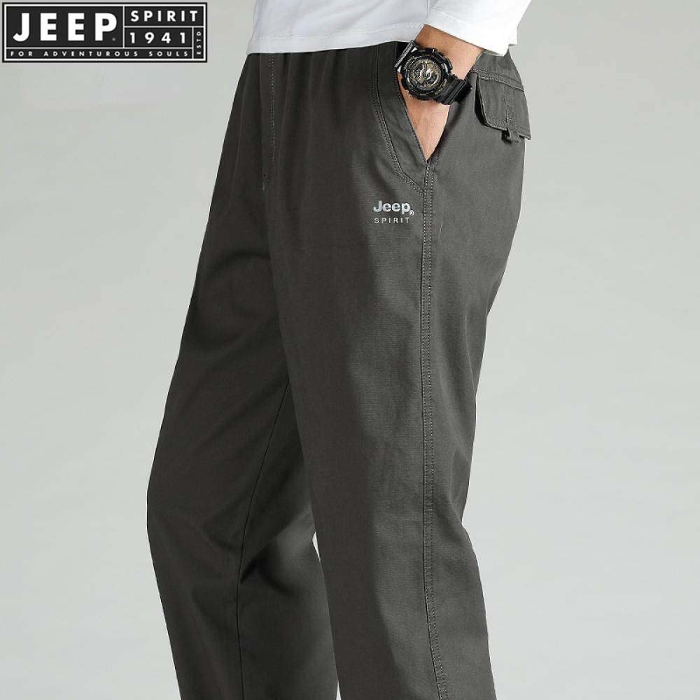 JEEP SPIRIT 1941 ESTD Spring And Autumn Men's Trousers | Shopee Malaysia