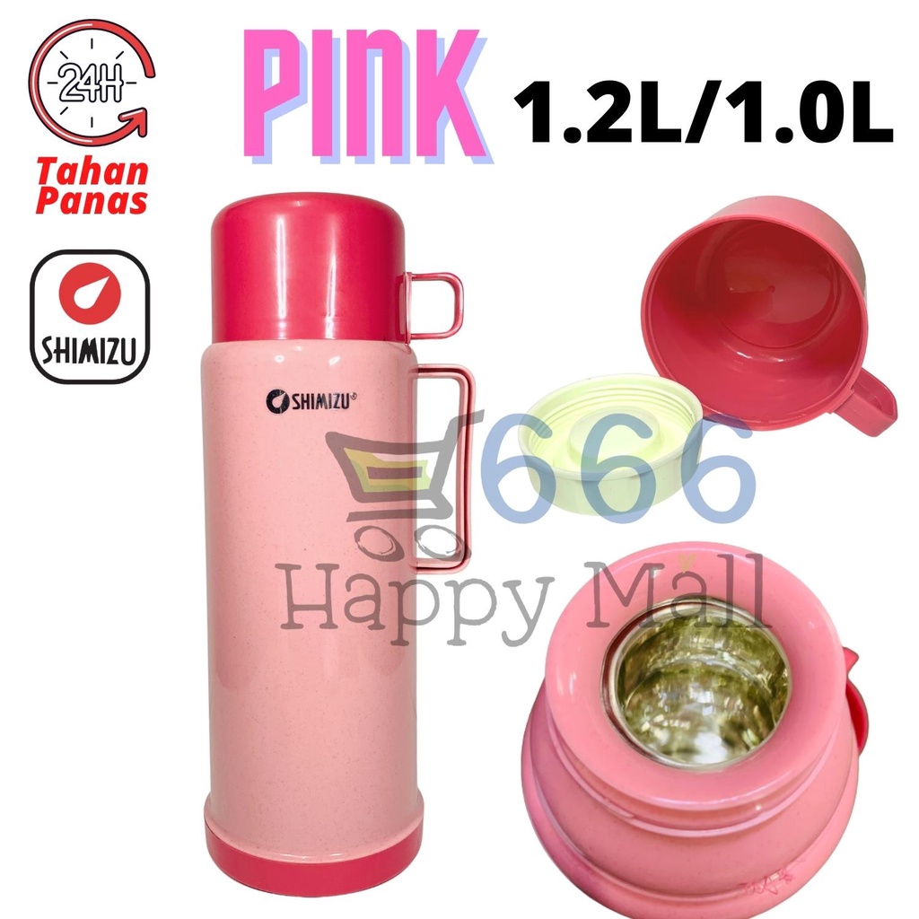 [🇲🇾Rdy Stok] 0.45L/1L/1.2L Shimizu Vacuum Thermos Flask / Thermal Flask ...