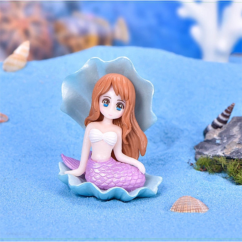 Little Mermaid Cake Topper Birthday Party Decoration Under The Sea Girl ...