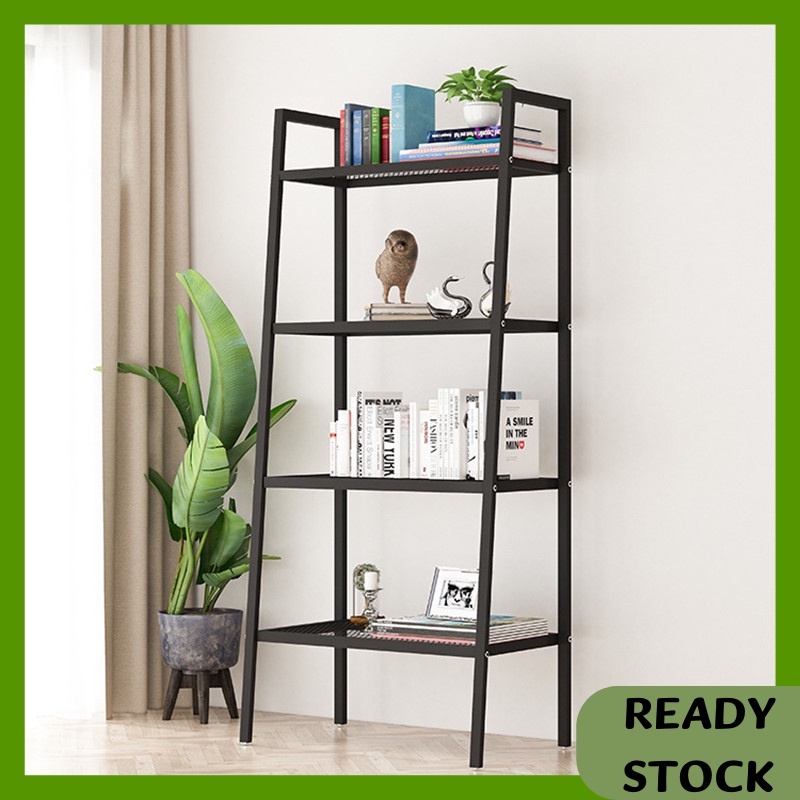 4 Tier Rak Besi Multipurpose Shelf Rak Dapur Bookshelf Ikea Display ...