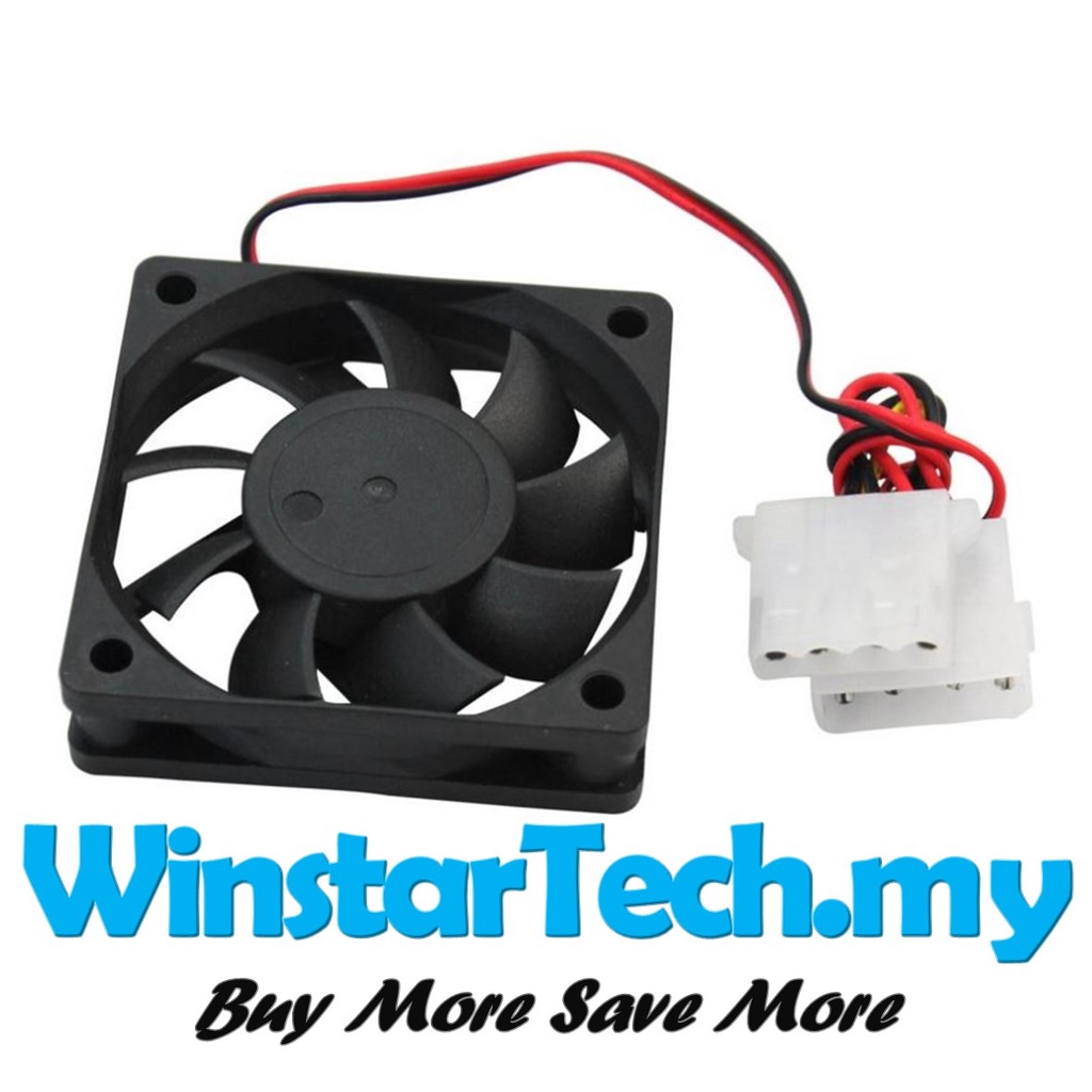 4Pin 4 PIN Molex 6 cm 60mm Desktop Computer Case Cooler CPU 6cm Cooling Fan PC Desktop DC 12V ...