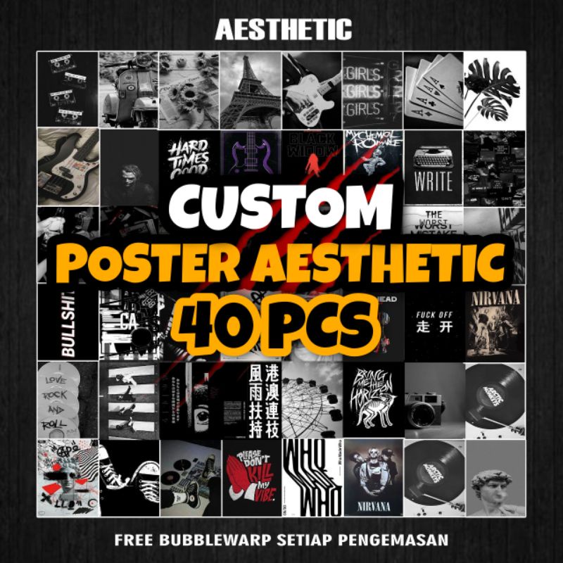 Hiasan Dinding Aesthetic Poster Wall Poster Aesthetic Wall