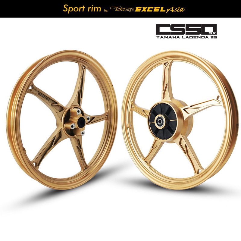 EXCEL ASIA TAKASAGO SPORT RIM JAPAN TECHNOLOGY🇯🇵 | Shopee Malaysia