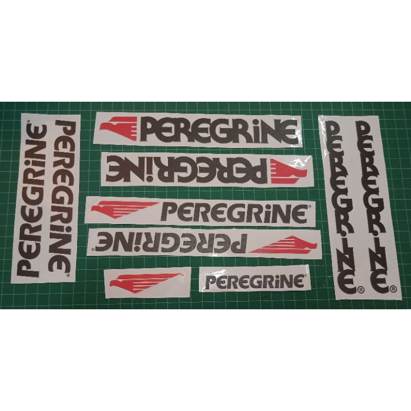 BMX Peregrine Curve Frame Decal Transparent Printed Sticker | Shopee ...