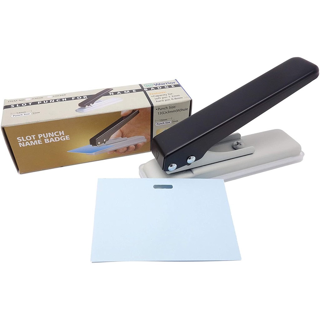 WARRIOR SLOT PUNCH FOR NAME BADGE - 33036 (Punch Hole for Hanging ...