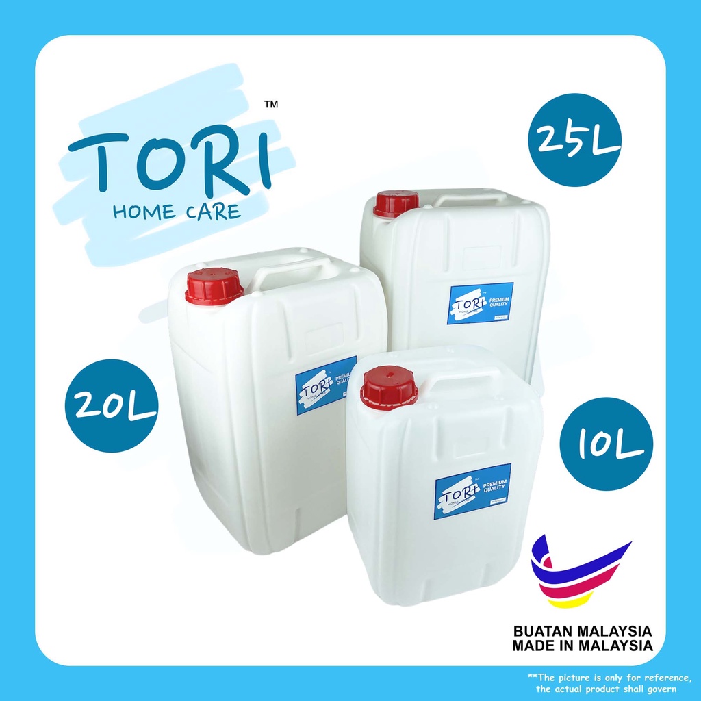 TORI HOME Jerry can 10L 20L 25L Liter Water Container Can | Tong Air ...