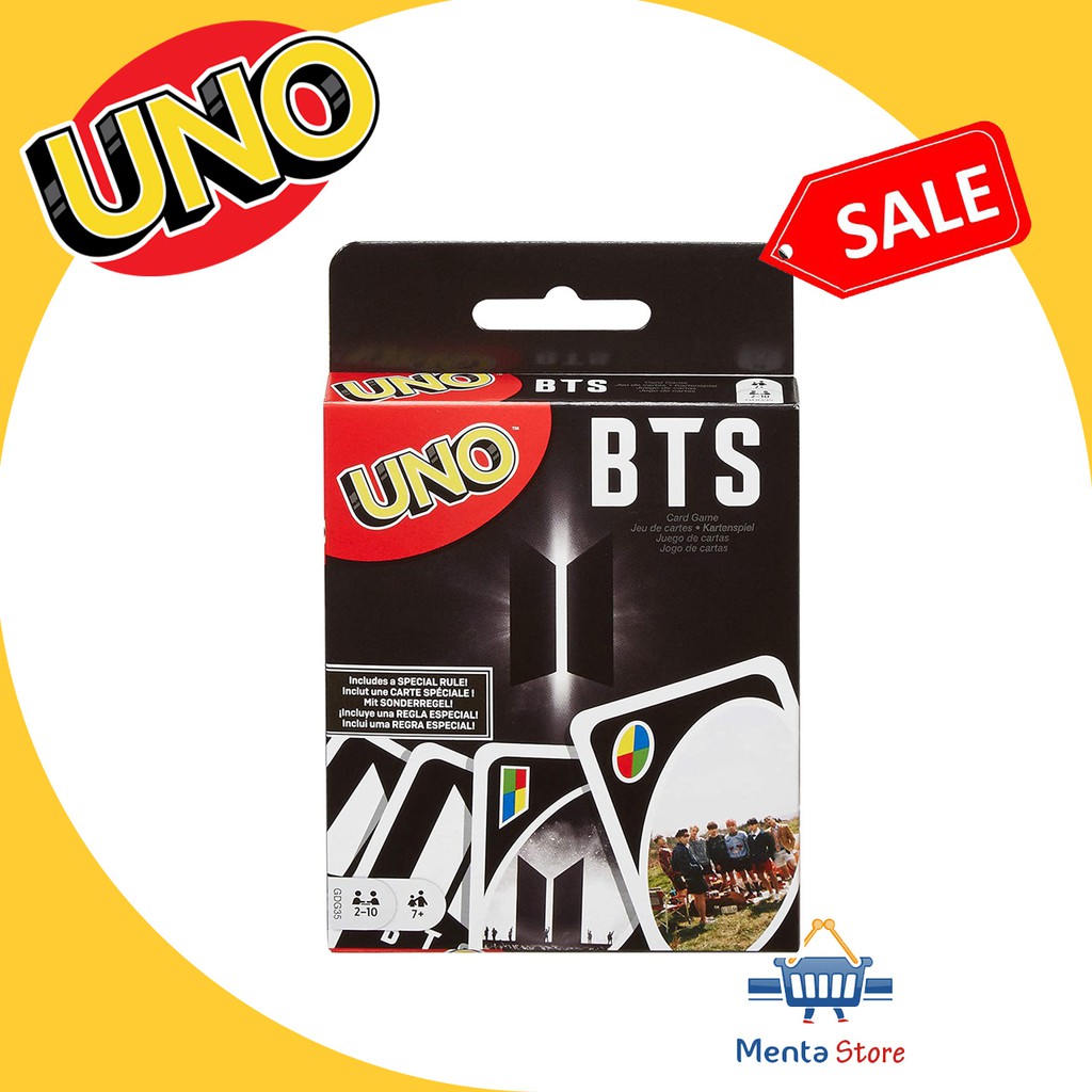 Uno Card BTS Mattel Games Original Edition Cards Boy Band Kpop Cards ...