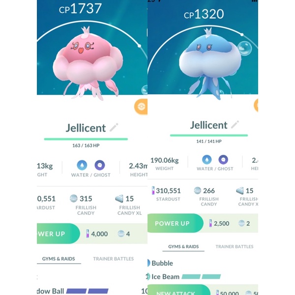 (593) Jellicent Pokemon Go Trade (Pink / Blue) | Shopee Malaysia