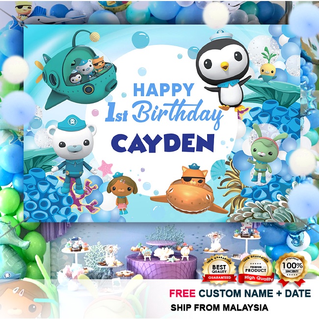 Banner Hari Jadi / Banner Hiasan / Birthday - The Octonauts / Octonaut ...