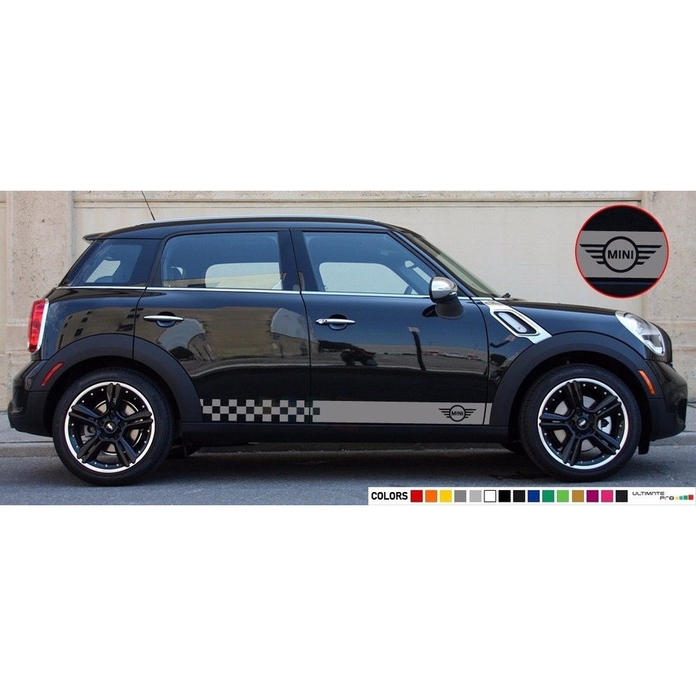 2Pcs Sticker Decal Stripe Body Kit for Mini Countryman R60 Cooper ...