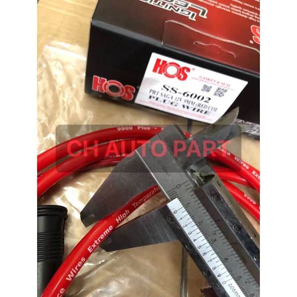 HIGH PERFORMAX PLUG WIRE STD/BIG CABLE PROTON SAGA 12v,WIRA(CARB) 1.3,1 ...