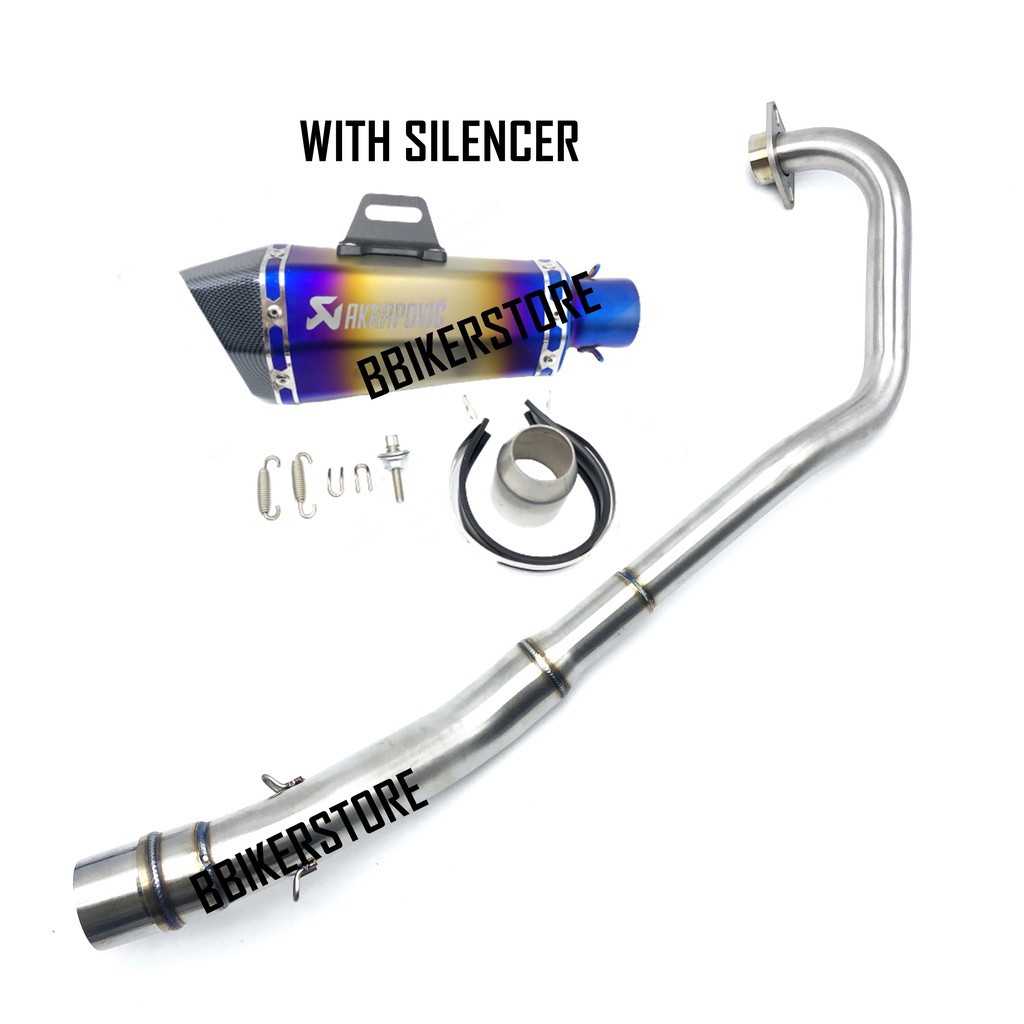 Yamaha Y15ZR v1 v2 LC150 y15 FULL SYSTEM EXHAUST muffler set Manifold Front y 15 zr Header Link ...