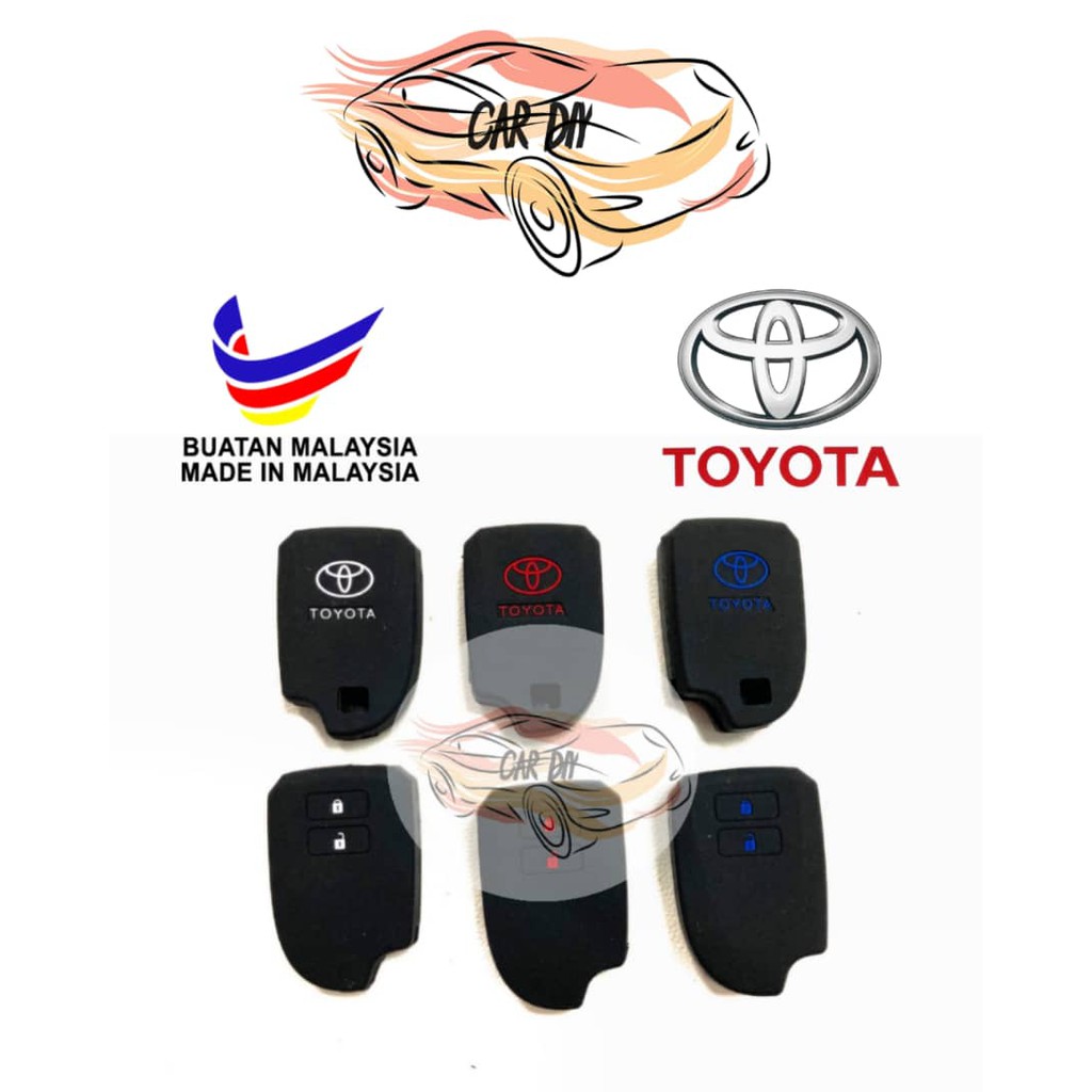 Sport Edition TOYOTA VIOS 2014-2019Remote Car Key Cover(2 BUTTONS ...