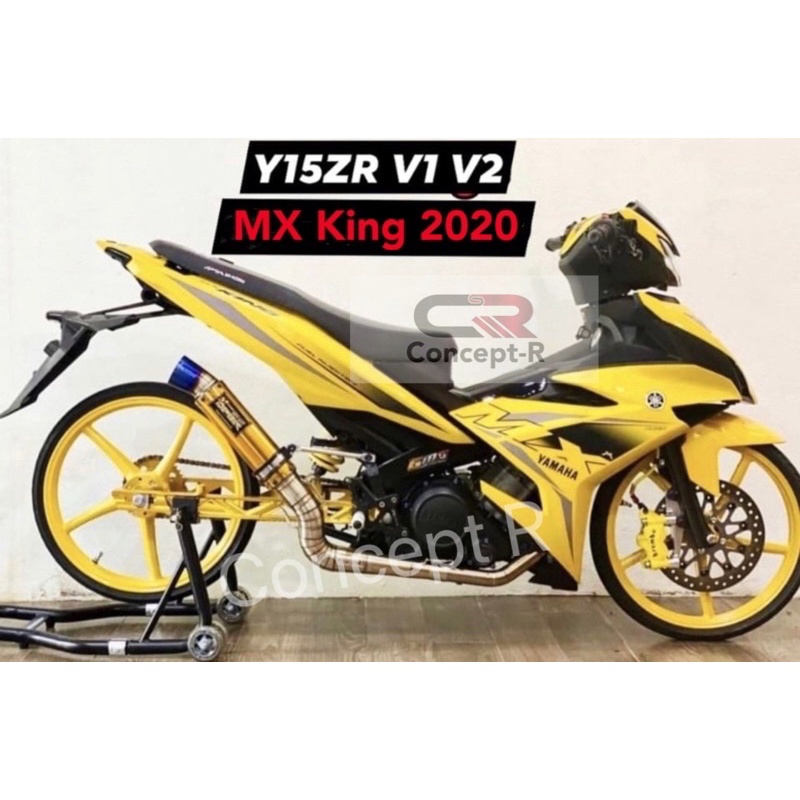 Velozi/HLD Cover Set MX King 2020 Y15ZR V1/V2 Yellow/Yellow Grey/Yellow ...
