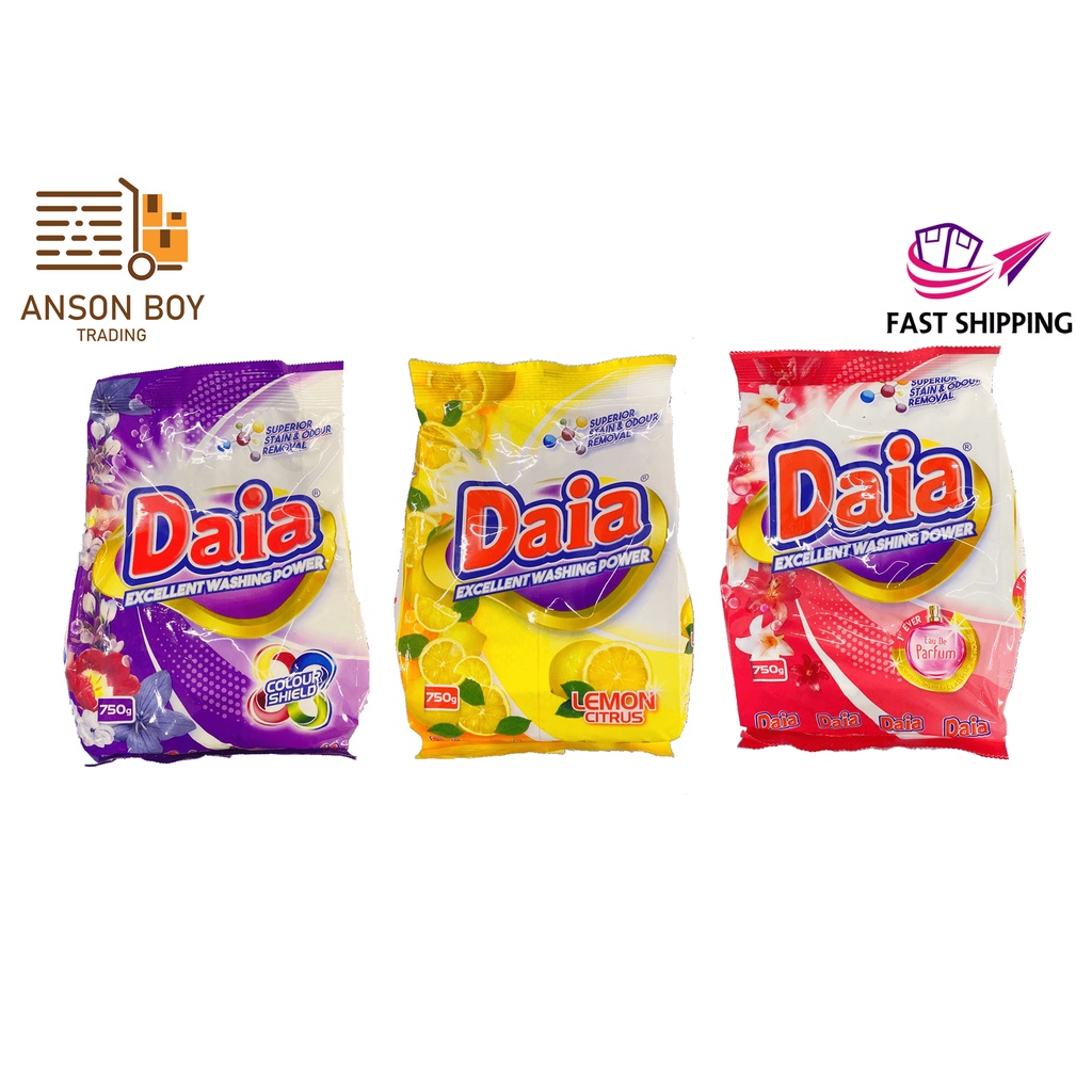 [READY STOCK] DAIA EXCELLENT WASHING DETERGENT POWDER 750gram /PARFUM ...