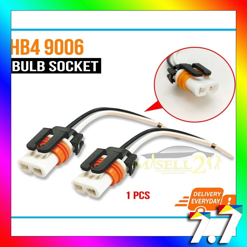 🔥Ready Stock🔥HB4 9006 Bulb Socket Connector | Shopee Malaysia
