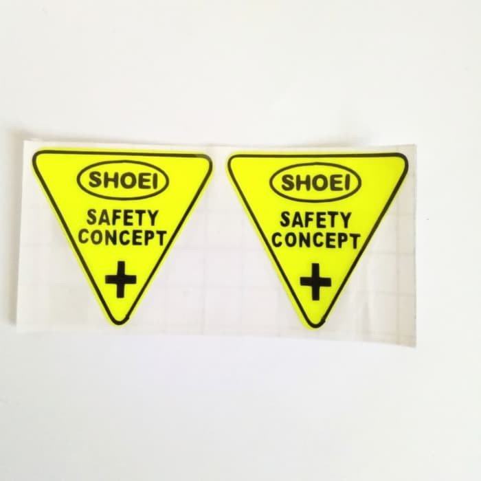 Shoei Helmet Visor Sticker Shoei Safety Concept Helmet Sticker | Shopee ...