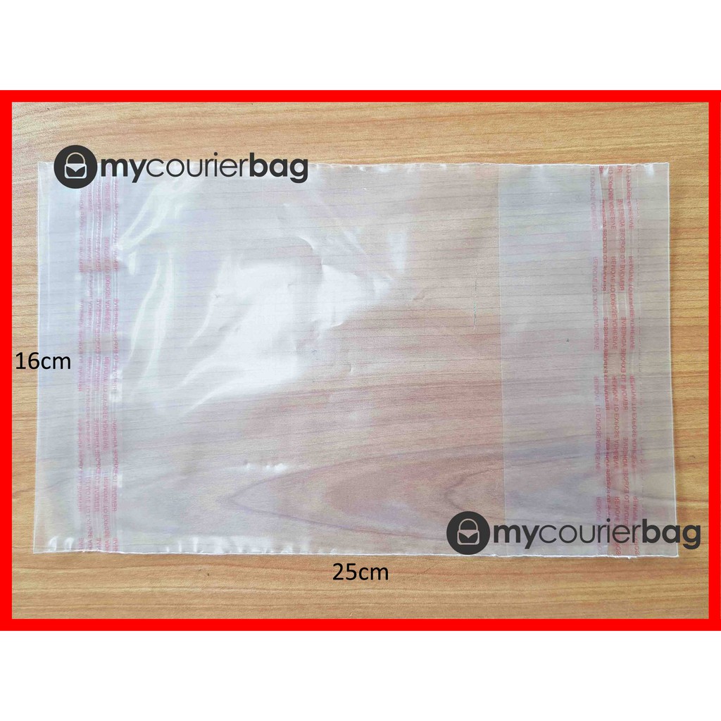 100pcs Plastic Courier Consignment Note Address Bill A5 Pocket Pouch ...