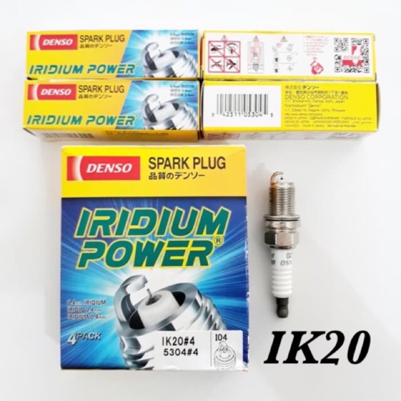 100%ORIGINAL DENSO SPARK PLUG DENSO IK20#4[SET]4pc original denso ...