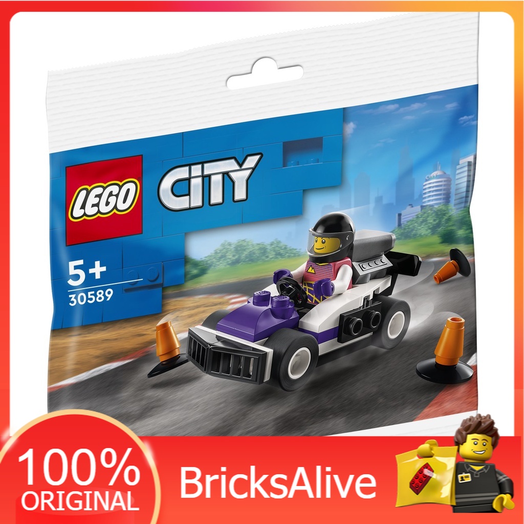 [BricksAlive] LEGO CITY Go Kart Racer MISP Polybag 30589 | Shopee Malaysia
