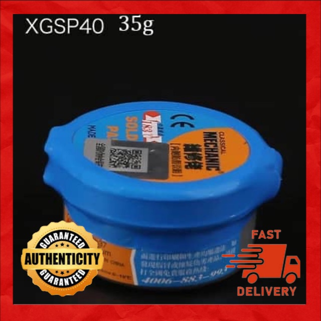 MECHANIC XGSP40 SOLDER PASTE 35G | Shopee Malaysia
