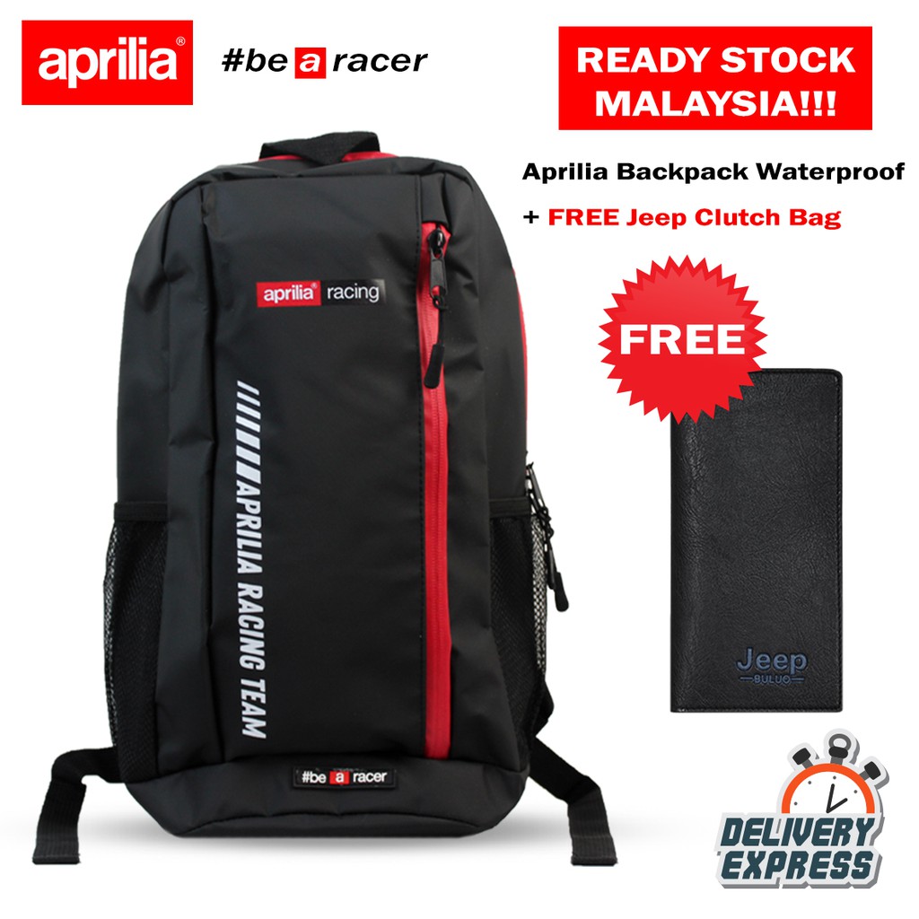 🔥READY STOCK🔥APRILIA Backpack Waterproof TAHAN LASAK UTK RIDER DAN ...
