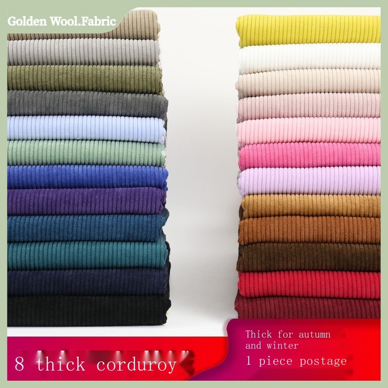 Kain/baju korduroi, kot, sweater, pakaian, jalur baldu, warna tulen ...