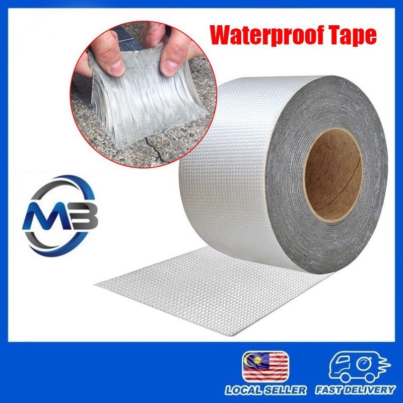 Aluminum foil butyl tape waterproof sealing self-adhesive tape tape color steel cottage roof ...