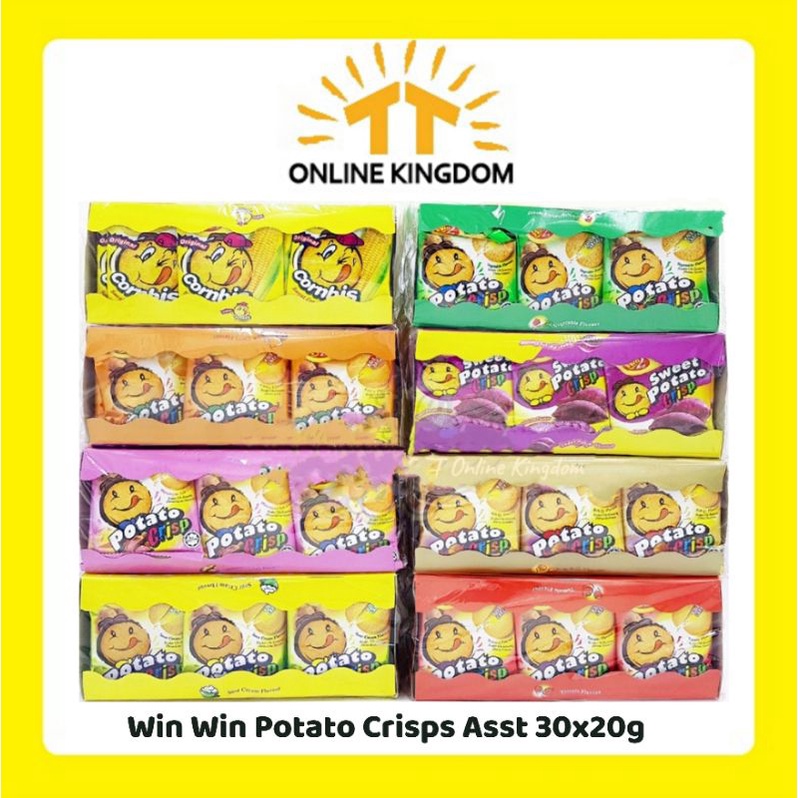 Win Win Potato Crisps 30x20g ( Assorted ) | Shopee Malaysia