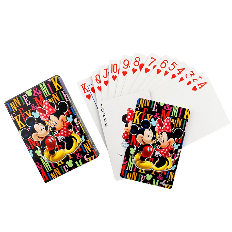 Disney Mickey Board Game Solitaire Poker Card Leisure Intellectual Game ...