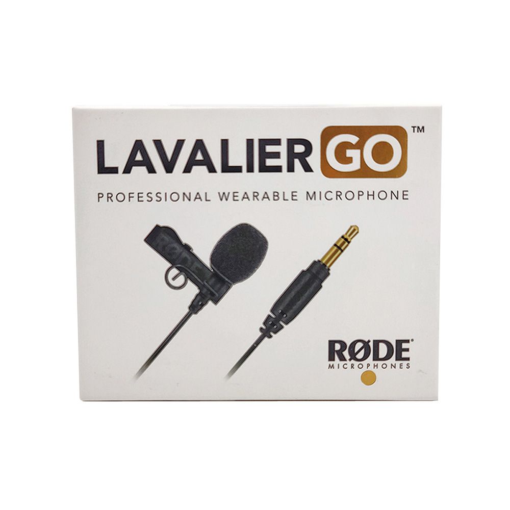 Rode Lavalier GO Lavalier Microphone for Wireless GO Systems ( Black ...