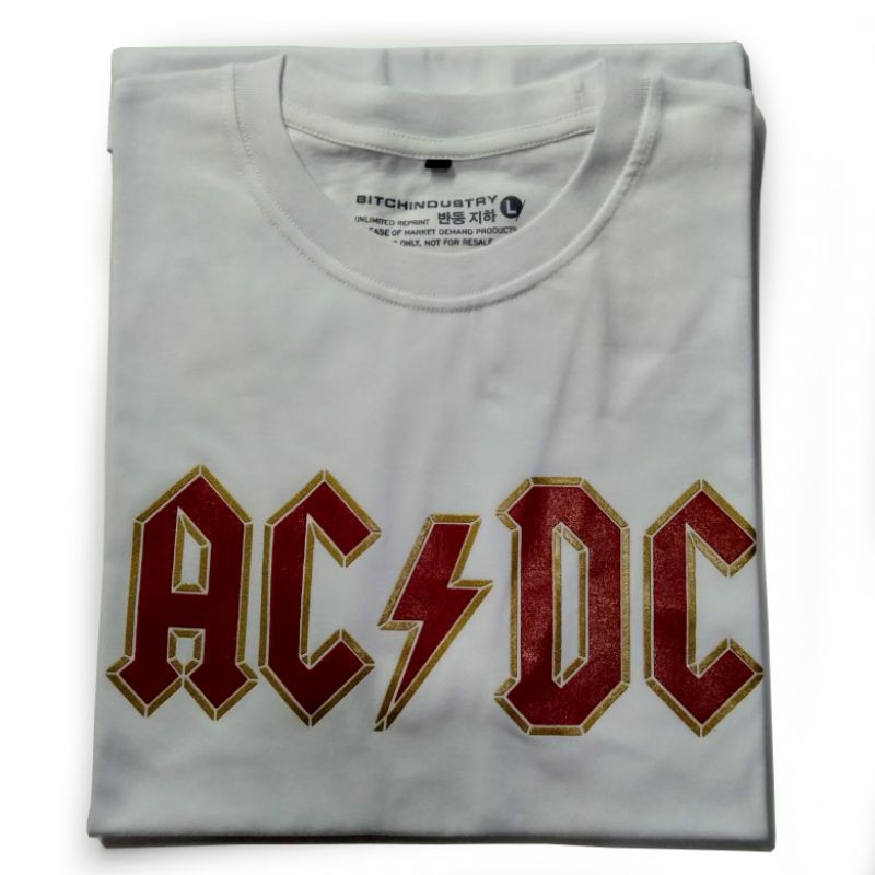 Acdc Logo Band T-Shirt | Shopee Malaysia Acdc Logo Band T-Shirt | Shopee Malaysia