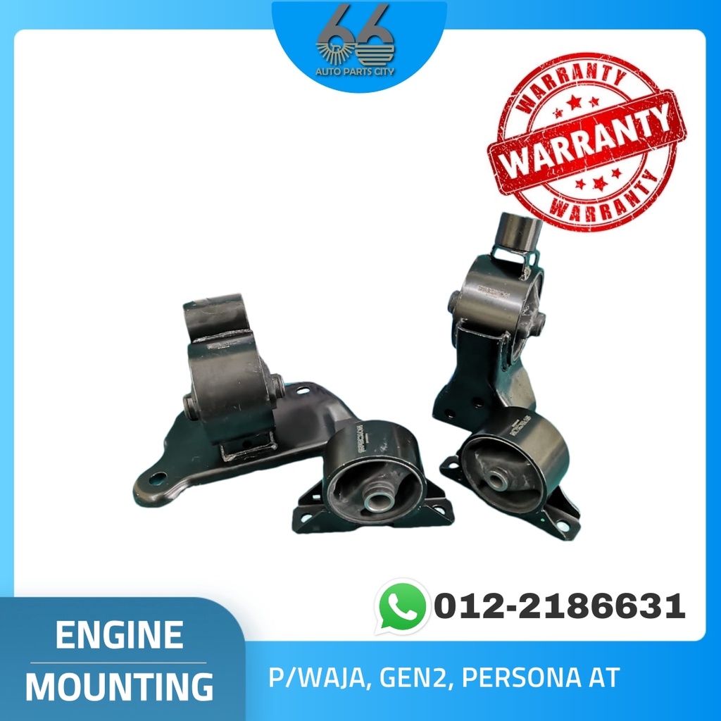 ENGINE MOUNTING PROTON WAJA,GEN 2,PERSONA AUTO/MANUAL SET (MADE IN MALAYSIA) | Shopee Malaysia