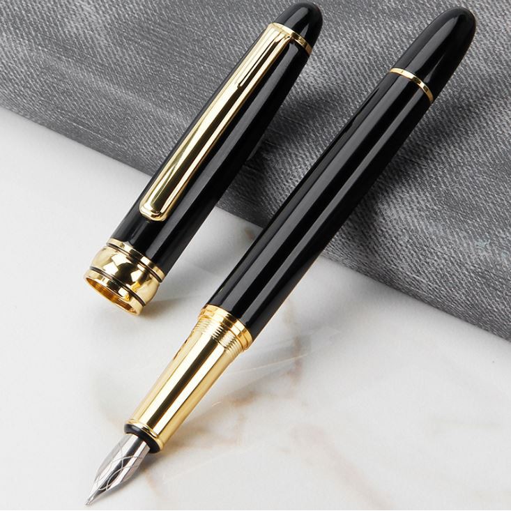Good Quality Fountain Pen with Disposable Blue and Black ink cartridge ...