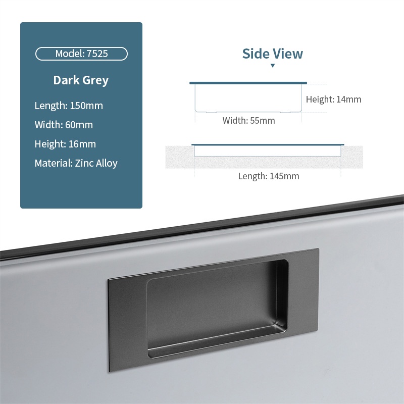 Modern sliding door concealed handle embedded handle sliding door ...