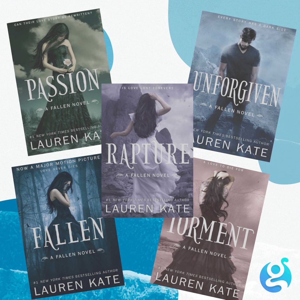 (English) Fallen Books Lauren Kate Series (Fallen, Torment, Passion ...
