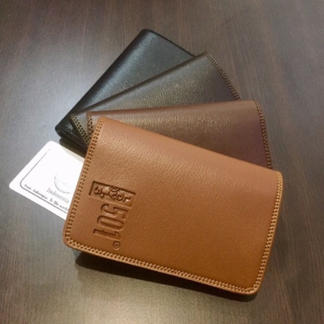 LOKAL Men's book forgot wallet, size 3/4 13cm, local synthetic leather ...
