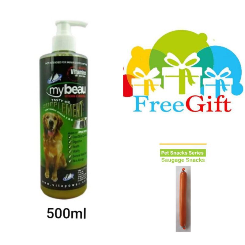 Exp:Feb 2024 / 500ml Mybeau Vitamin & Mineral Tasty Oil Supplement Dog ...