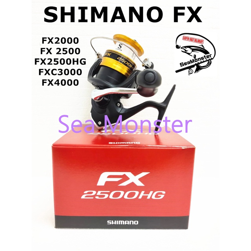 SeaMonster SHIMANO FX NEW MODEL 2019 FX2000 / FX 2500 / FX2500HG / FXC3000 / FX4000 FISHING REEL ...