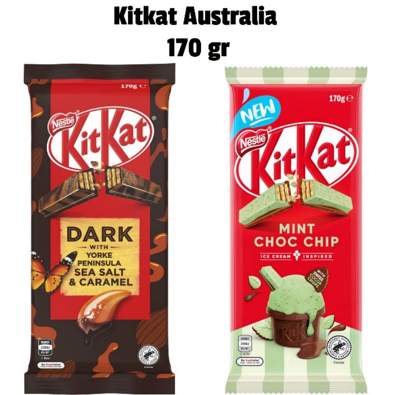 Kitkat Original Australia 170gr Sea Salt Mint Chocolate/Nestle ...