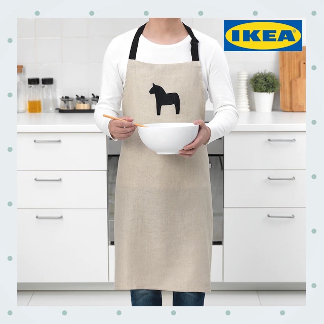 IKEA HASTHAGE Apron, beige | Shopee Malaysia