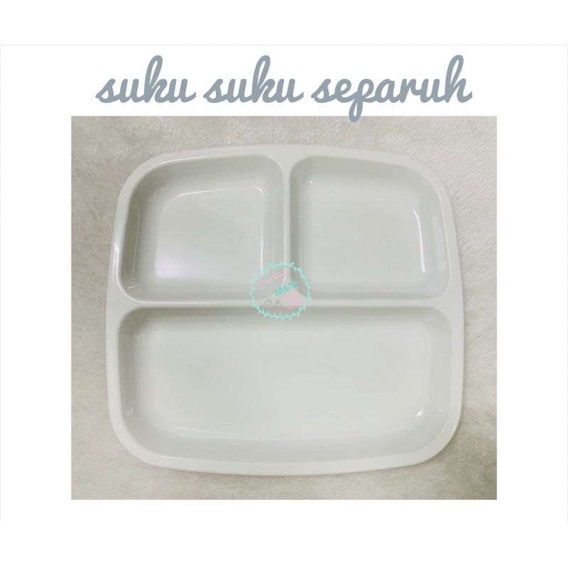 Pinggan Suku Suku Separuh Pinggan Diet Pinggan DSSS Portion Plate ...