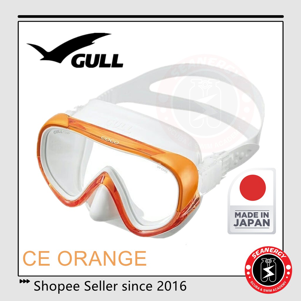 【Clearance】Gull Coco Mask Scuba Diving Mask Snorkeling Mask Free Diving ...