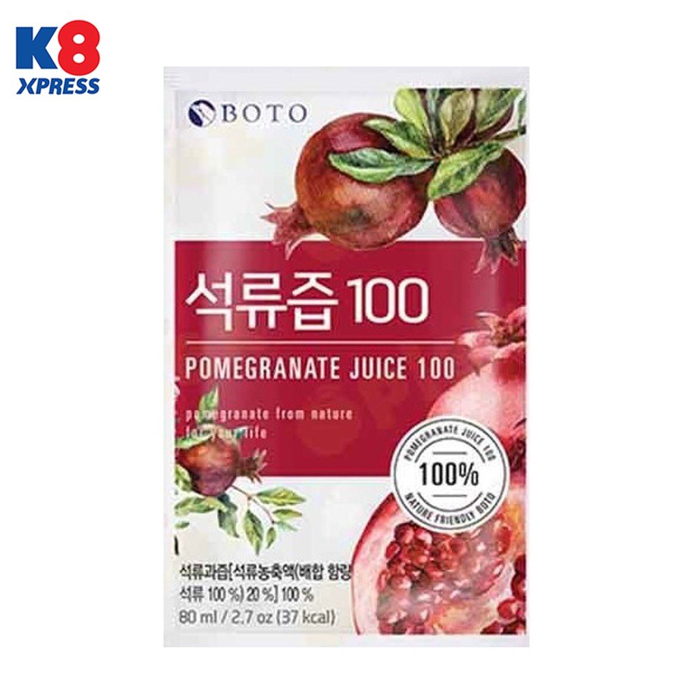 BOTO Pomegranate Juice 100 (80ml) | Shopee Malaysia